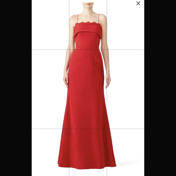 JS Collections | Dresses | Cherry Crepe Gown By Js Collection | Poshmark